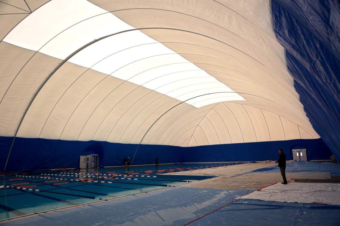 Pasco's Memorial Pool to reopen with heated dome | Tri-City Herald