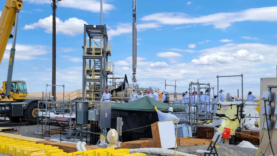 Radioactive waste emptied from 2nd Hanford site tank farm | Tri-City Herald