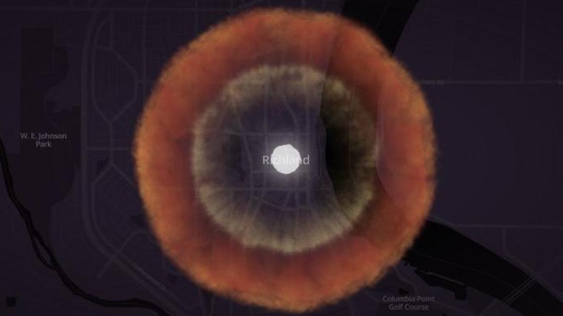 Simulator shows affect of nuclear bomb detonation | Tri-City Herald